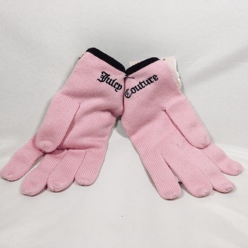 Juicy Couture Pink Wool Gloves with charms | eBay