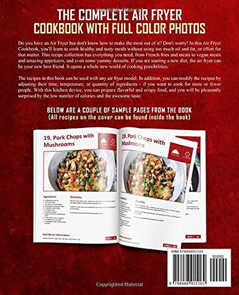 Air Fryer Cookbook for Beginners: Quick & Easy to Make Air Fryer ...