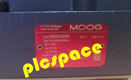 MOOG D663-Z4307K/P02JONF6VSX2-A Brand New servo valve D663-Z4307K/P02JONF6VSX2-A | eBay