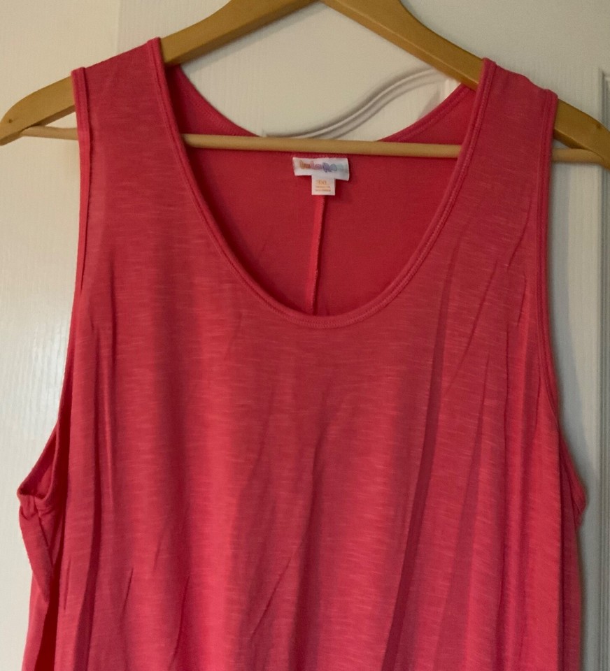 Lularoe 3XL Tank Top Solid Coral Very Comfortable EUC 3 Extra Large | eBay