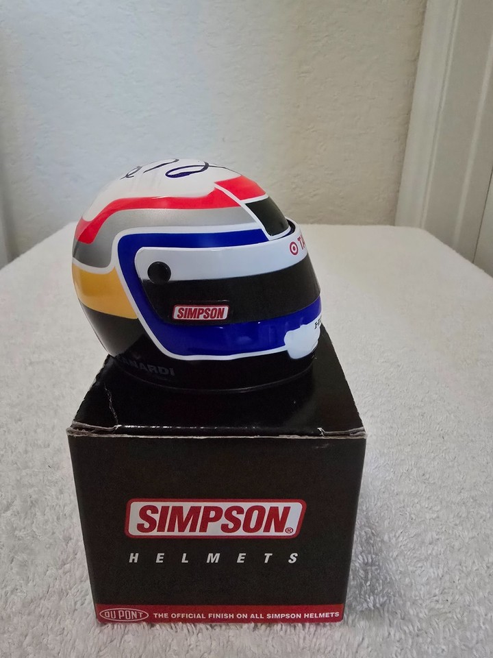 Autographed Alex Zanardi Target Honda Simpson Signature Edition Mini ...