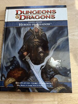 Dungeons & Dragons: Player's Option: Heroes of Shadow First Edition HC ...
