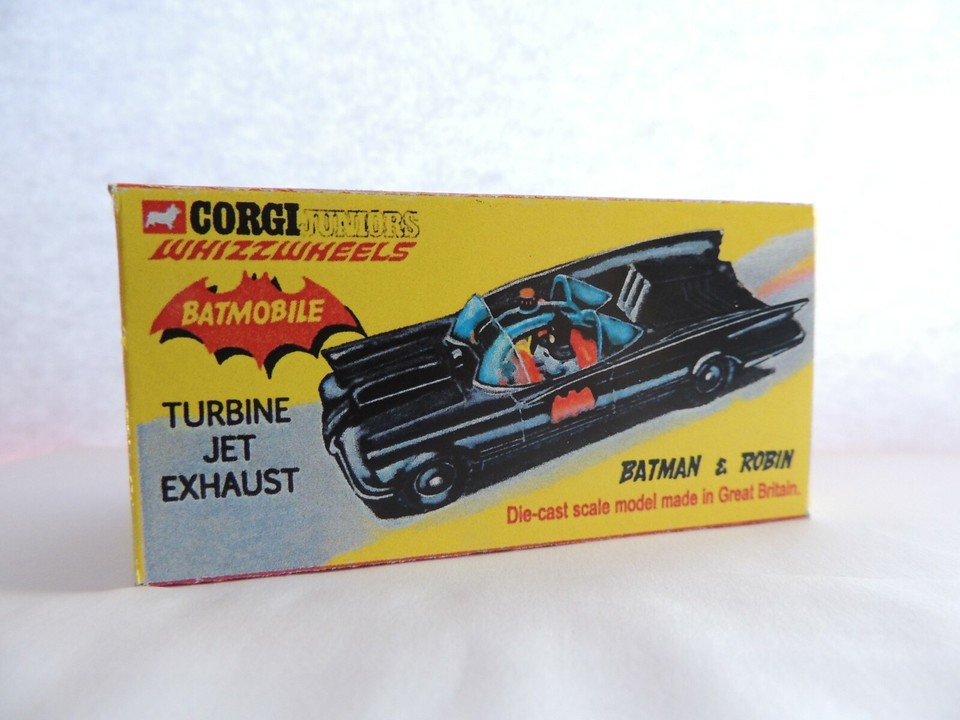 CORGI EMPTY BOX REPRO BATBOAT/ BATMOBILE/ BATCOPTER+ | eBay