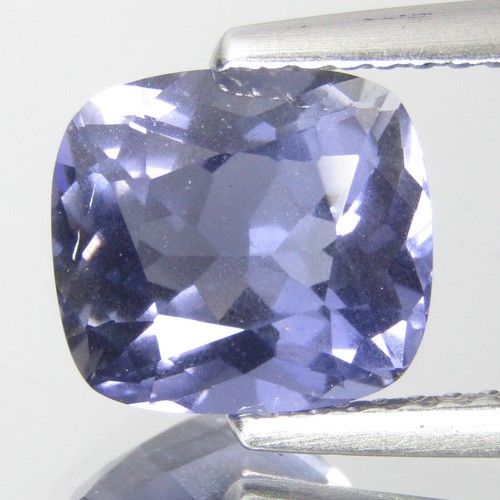 2.37Cts Nice Looking Natural Purple Color Iolite Cushion Shape Loose ...