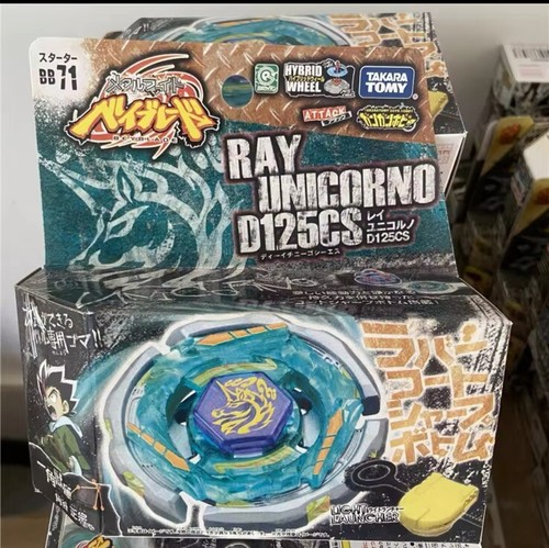GENUINE Takara Tomy Ray Unicorno Striker D125CS Beyblade BB71 bey WITH ...