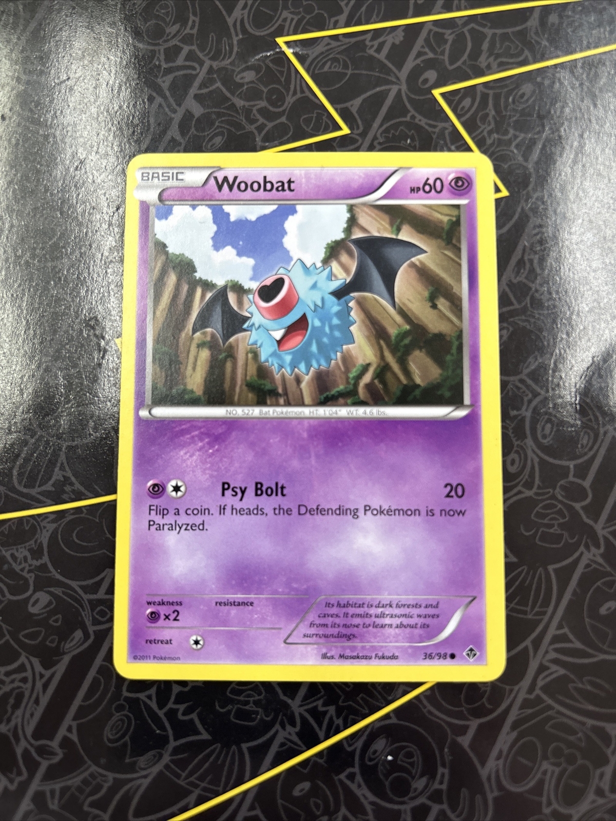 Woobat 36/98 - Emerging Powers - Common - Pokemon Card TCG D4 | eBay