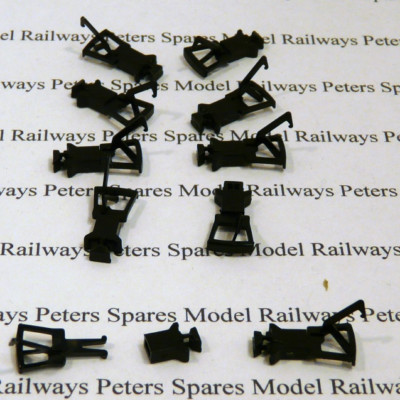 Bachmann 36-061 Mk2 NEM Short Straight Coupling (Pk10) OO Gauge ...