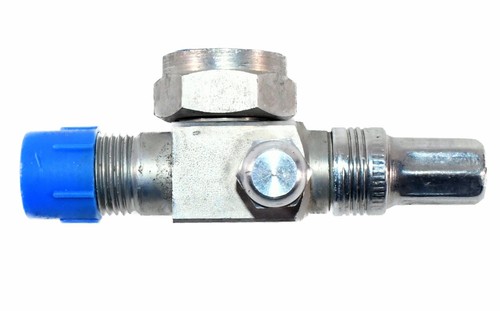 NEW A/C Compressor fitting Rotolock #10 w/back seat valve & side ...