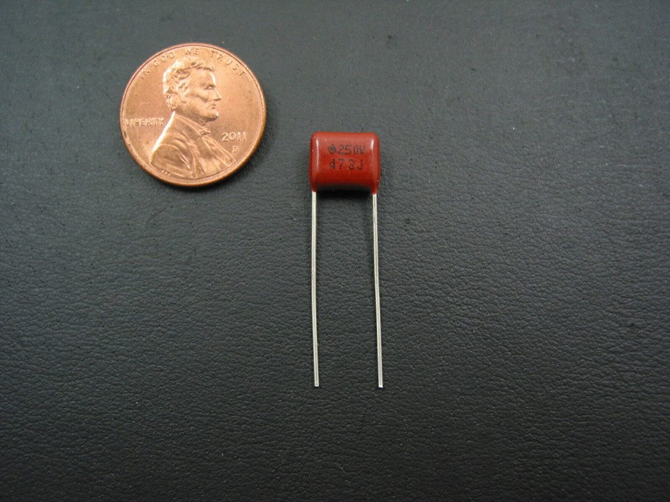 6 Pcs .047uf 250v Guitar CBB Polypropylene Tone Capacitor 473 47nf 473J ...