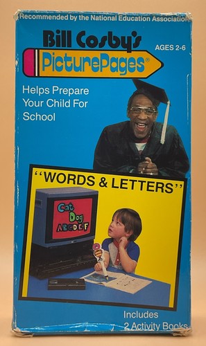 Bill Cosby's Picture Pages - Words & Letters VHS 1988 **Buy 2 Get 1 ...