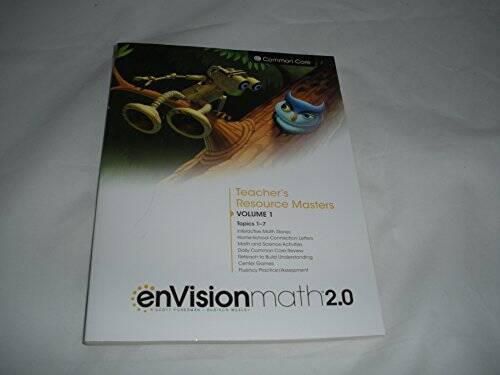PEARSON EnVision Math 2 0 Teacher s Resource Masters Volume 1 Grade 1 PEARSON EnVision Math 2 0 Teacher s Resource Masters Volume 1 Grade 1