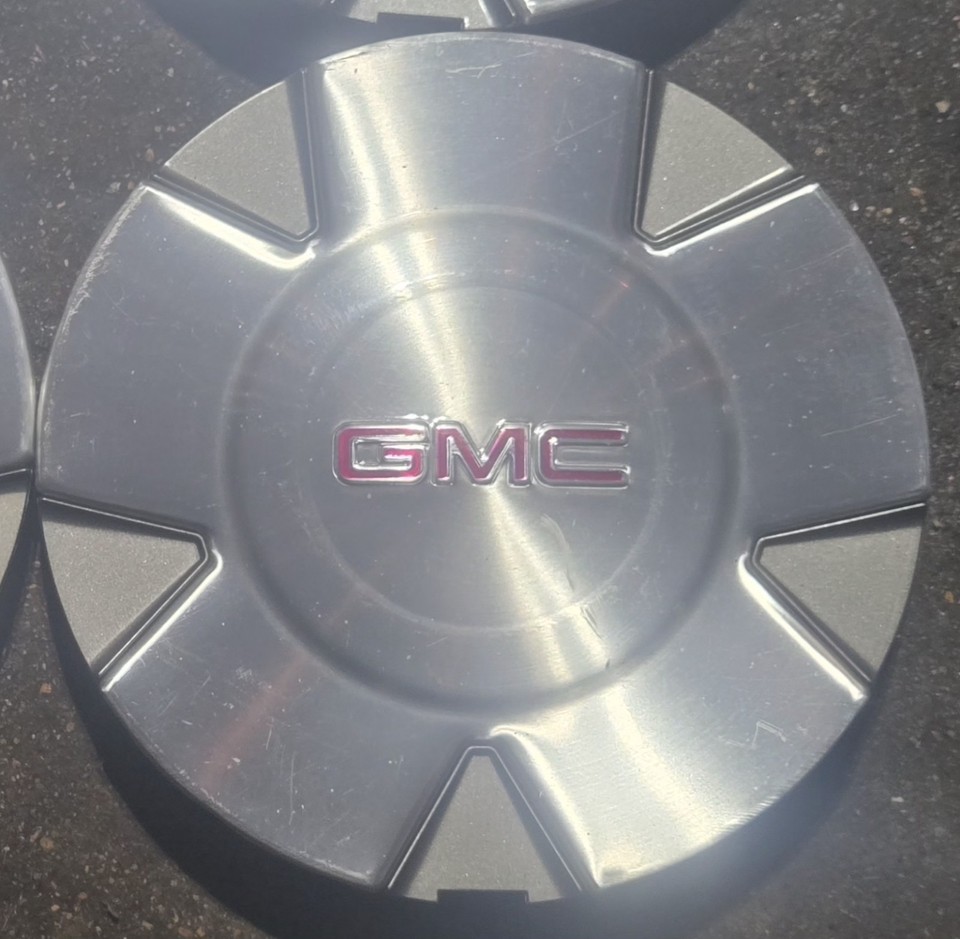 OEM Set of 4 2010-2012 GMC Acadia 19" Alloy Wheel Center Caps Hubcaps ...