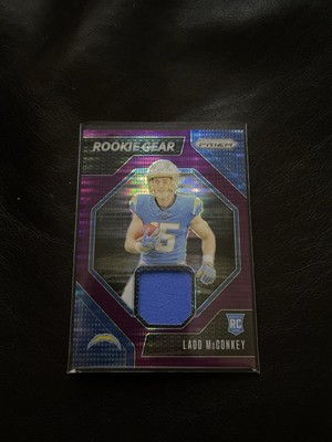 2024 Panini Prizm - Rookie Gear Ladd McConkey #RG-LMY Pink Prizm (MEM ...