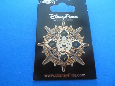 Disney Pin - Cruise Collection - Captain Mickey on Compass - All Aboard ...