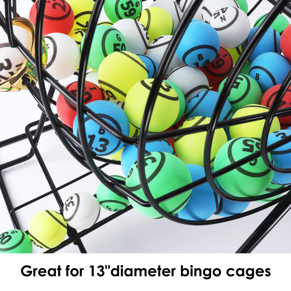 PRO 1.5" Ping Pong Size Replacement Bingo Balls Set for Large/Jumbo ...