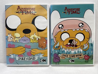Lot of 2 Cartoon Network DVDs Adventure Time: Jake vs. Me-Mow & Jake ...