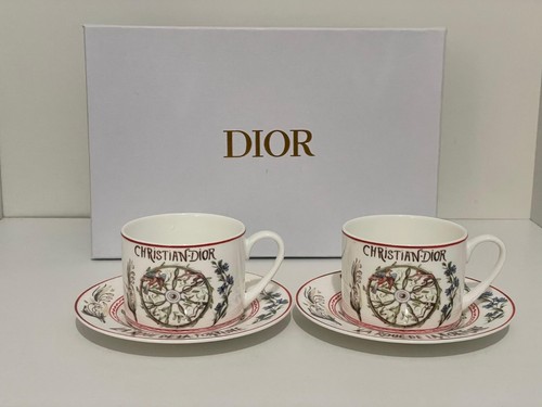 CHRISTIAN DIOR LA ROUE DE LA FORTUNE dishes porcelain coffee-set, tea ...