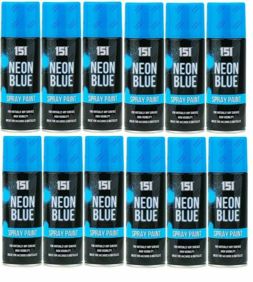 Neon Spray Paint Fluorescent Aerosol Auto Car DIY Art Craft Graffiti ...
