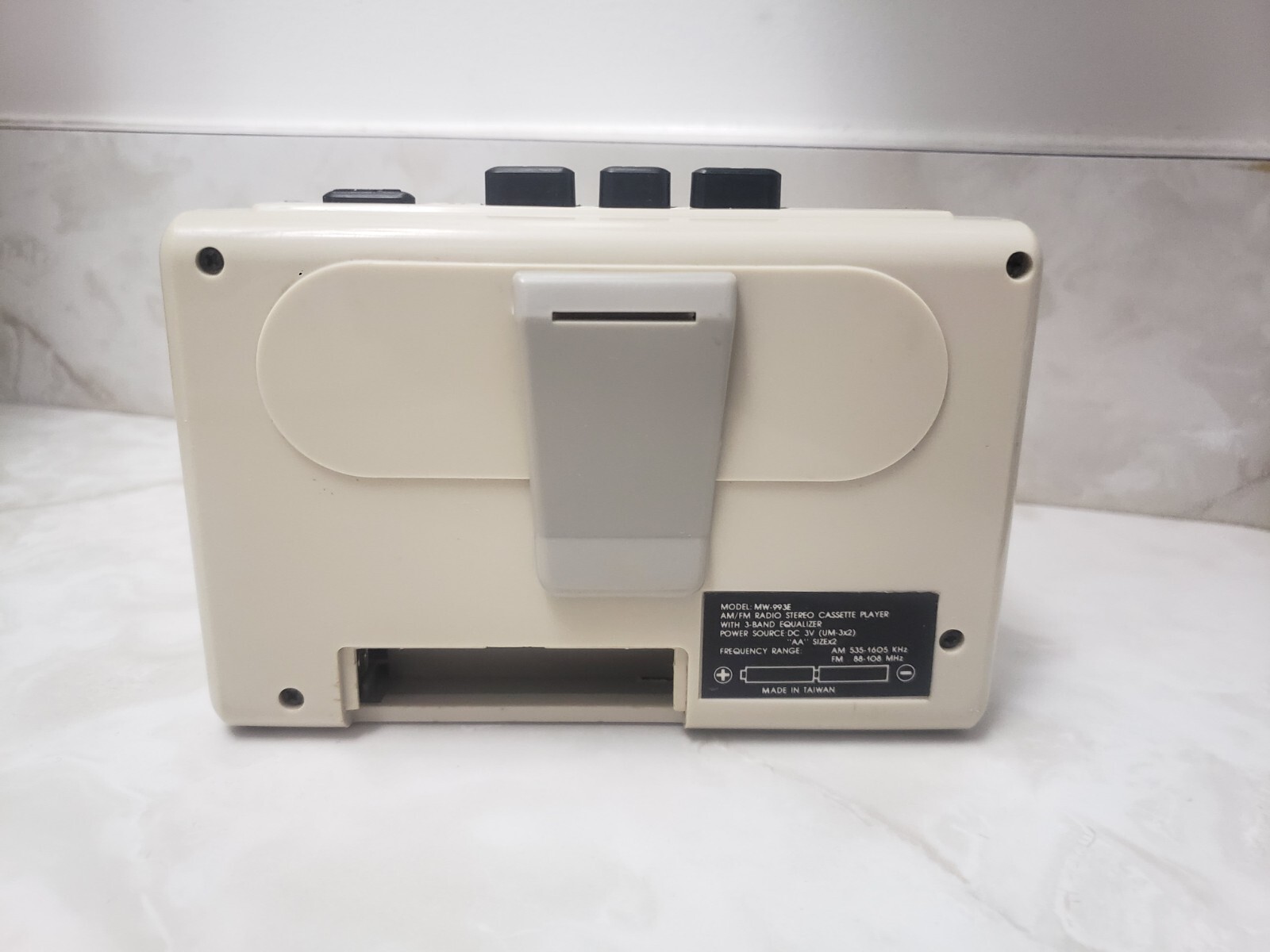Rare MTC AM/FM Stereo Cassette Player Portable MW-993E 3 Band EQ ...