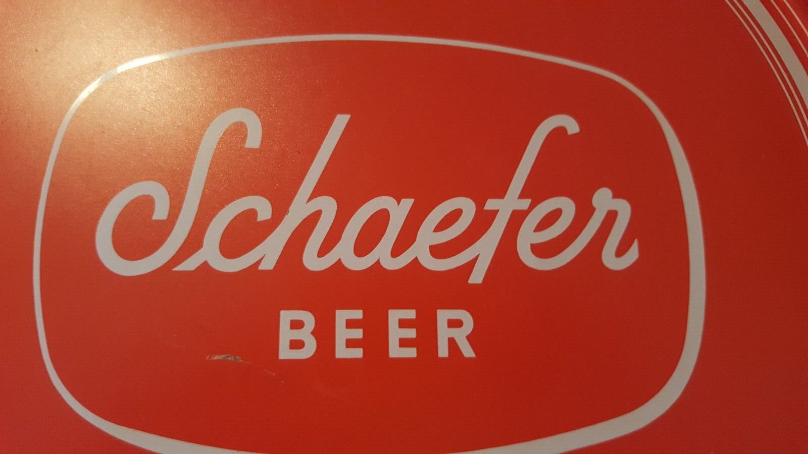 SCHAEFER BEER BREWING COMPANY METAL TRAY | eBay