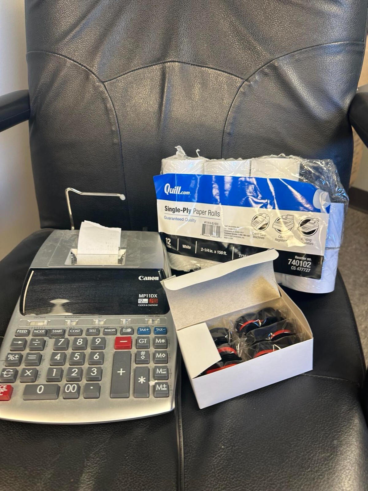 Canon MP11DX Printing Calculator with Ribbons and Paper Rolls | eBay