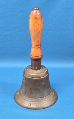 WWII British Blitz London A.R.P Warden Brass Hand Bell Air Raid Bell | eBay