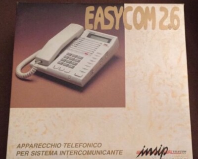 Telefono da Ufficio EasyCom 26 INSIP adatto per centralino Vintage | eBay