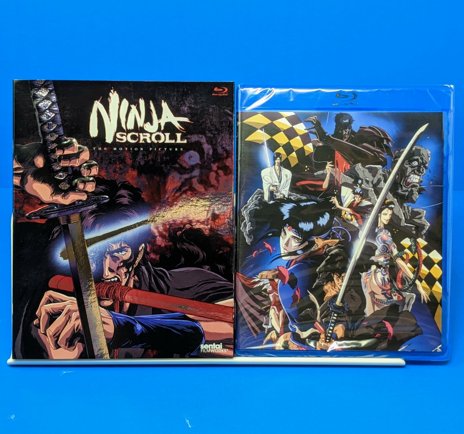 Ninja Scroll Anime Movie Blu-Ray w/ Rare Embossed Slipcover US Release ...