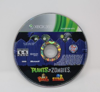 Plants vs Zombies Microsoft Xbox 360 Disc Only Tested | eBay