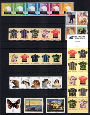 US 2012 NH Complete DEFINITIVE YEAR SET 79 Stamps INC ALOHA BOOKLET ...