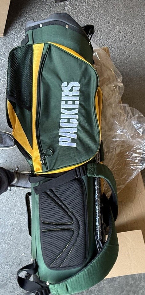 New Wilson NFL Golf bag Green Bay Packers 4 way top | eBay