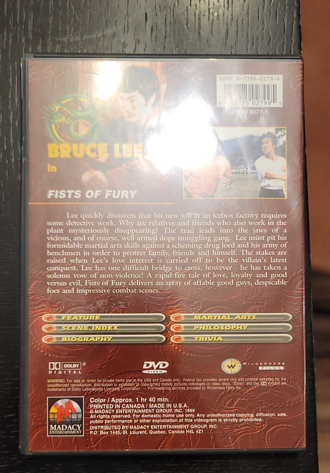 The Chinese Connection (DVD, 2001, Widescreen) for sale online | eBay