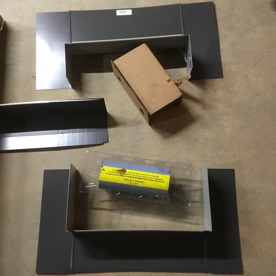 Velux ECL 1446 Step Flashing Kit w/ Adhesive Underlayment Curb Mounted ...