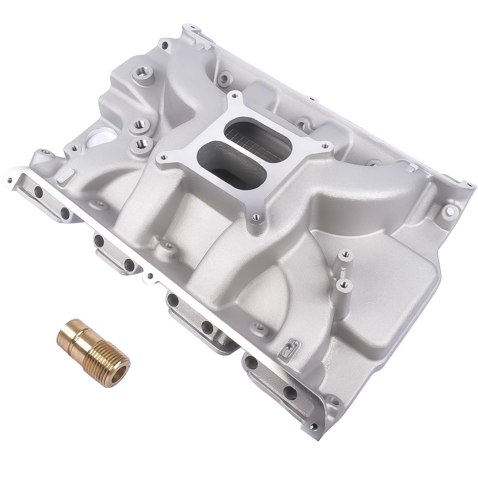 Dual Plane Aluminum Intake Manifold 7105 for Ford FE 390 427 V8' s 1500 ...