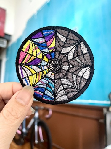 Netflix Wednesday Window Ophelia Hall Stained Glass Embroidered Patch 3 ...