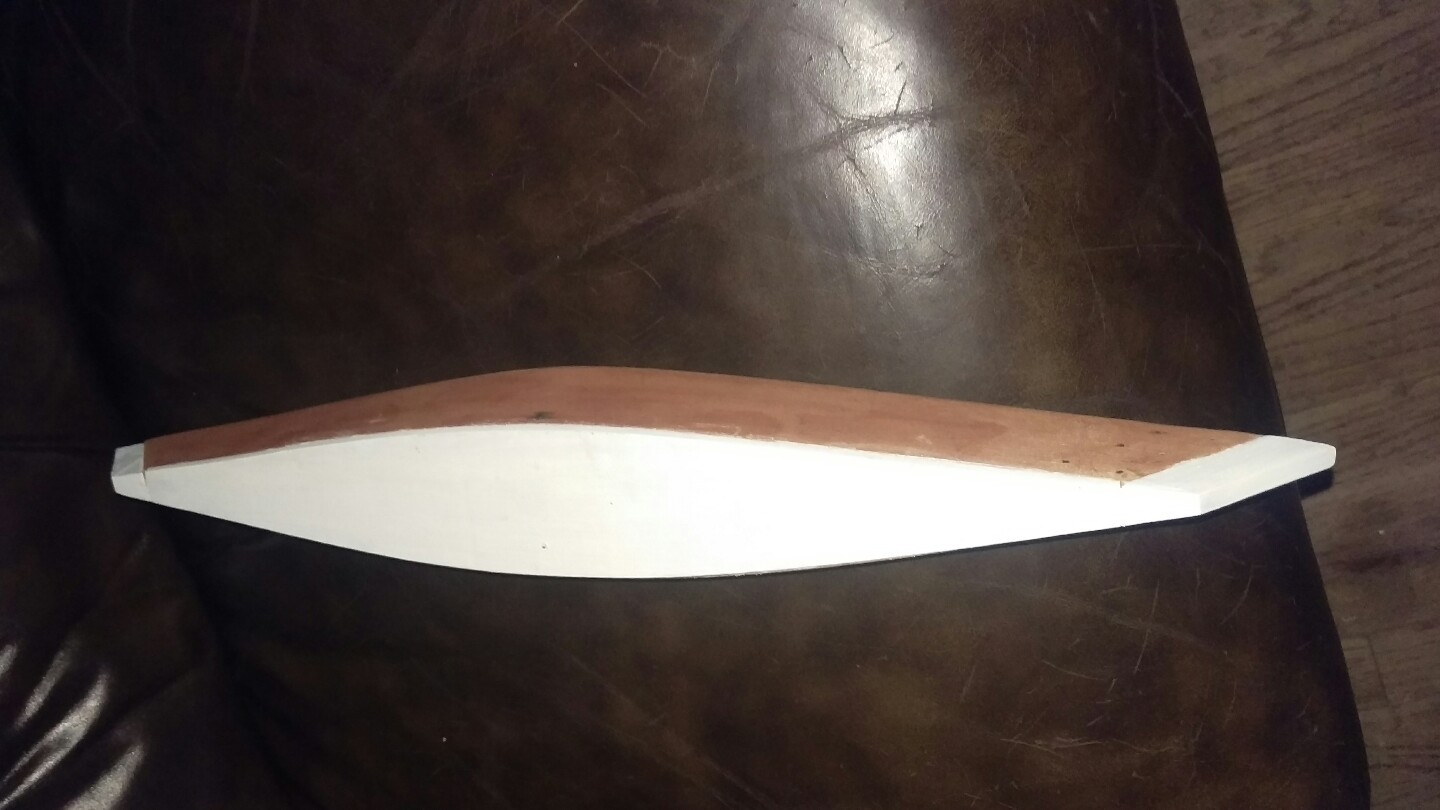 VINTAGE WOODEN TOY CANOE 21"L x 4.5" W | eBay