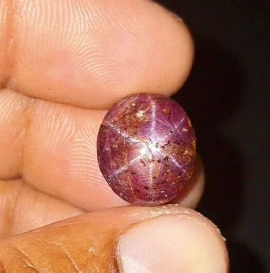 STAR RUBY RED NATURAL 19.20 Ct OVAL CABOCHON LOOSE GEMSTONE | eBay