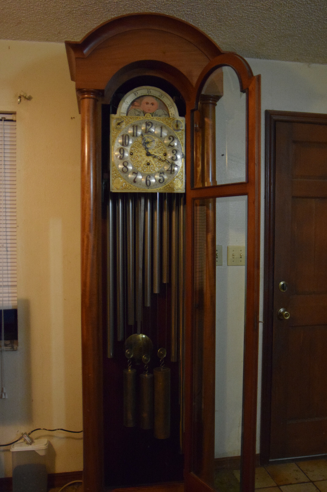 NINE 9 Tube Hall Grandfather Clock Bailey Banks & Biddle Pickup ...