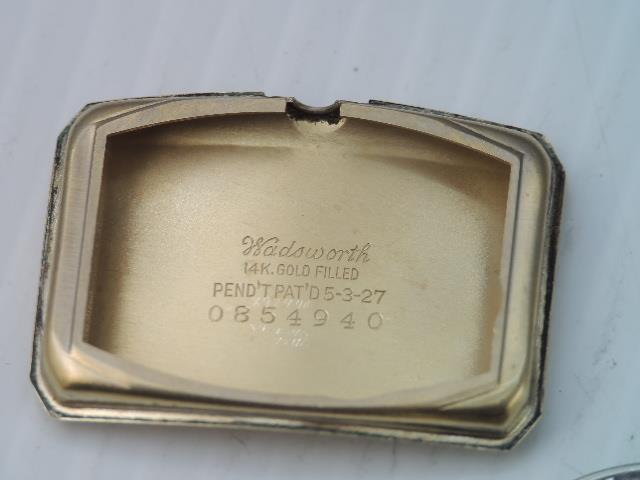 VINTAGE ART DECO HAMILTON CARSON 14K GOLD FILLED WRISTWATCH RUNNING 980 ...