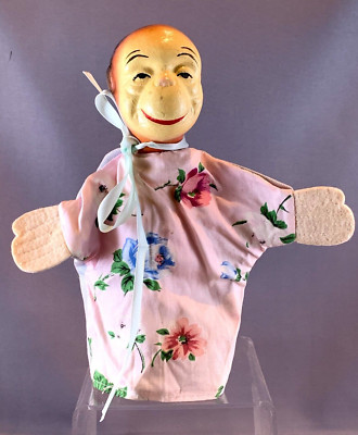 Vintage 1930s Composition Head Monkey Hand Puppet Toy, Japan | eBay