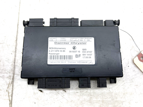 2007-2009 Mercedes E350 W211 OEM Right Front Seat Control Module ...
