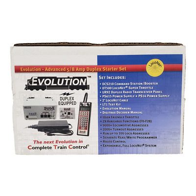 Digitrax EVOD Evolution Advanced 5A/8A Duplex Starter Complete Train Controller 652667010566| eBay