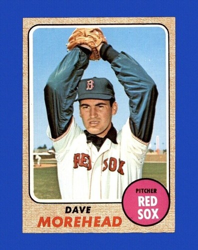 1968 TOPPS Baseball Card #212 Dave Morehead Boston Red Sox EX-NM | eBay