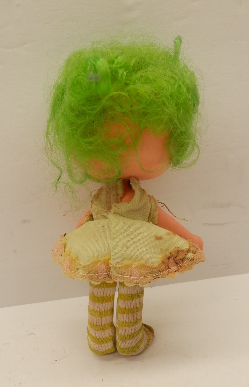 Vintage 1980's Lime Chiffon Strawberry Shortcake 5.5" Green Hair Doll ...