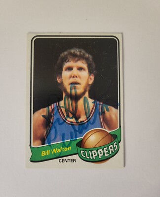 1979-80 Bill Walton Topps NBA Basketball Vintage Card #45 - Autograph ...