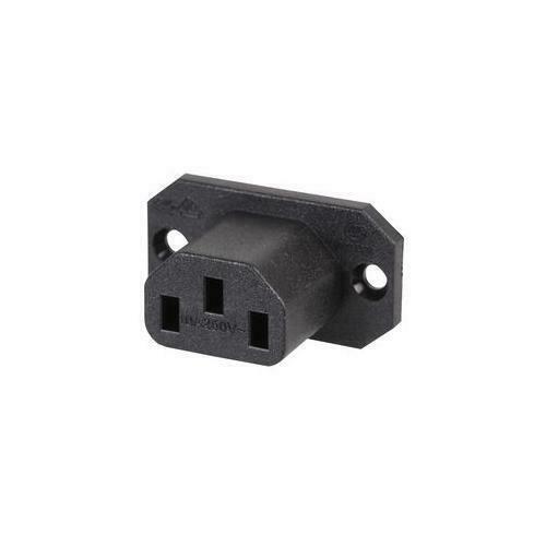 SCHURTER C13 IEC Appliance Outlet Screw on Panel Mount With 4.8mm ...