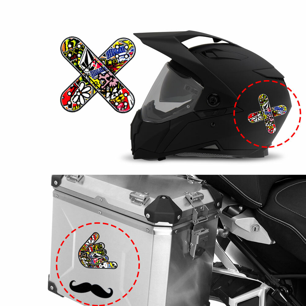 Stickers Bomb Skull 10 X 12 CM | eBay