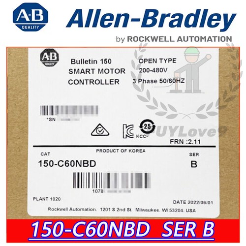 Allen bradley 150-C60NBD NEW SER B SMC-3 Smart Motor Controller ...