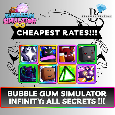 LIMITED🚨| Bubble Gum Simulator Infinity | BGSI | All Secret Shiny ...