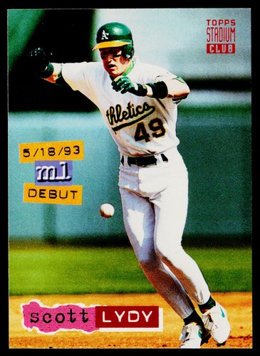 1994 Stadium Club #391 Scott Lydy Oakland Athletics | eBay